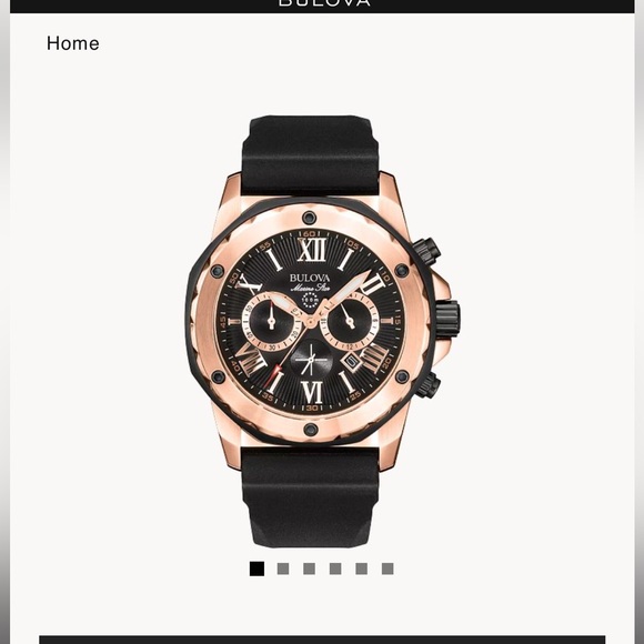 Bulova | Accessories | Bulova Black And Gold Mens Watch | Poshmark